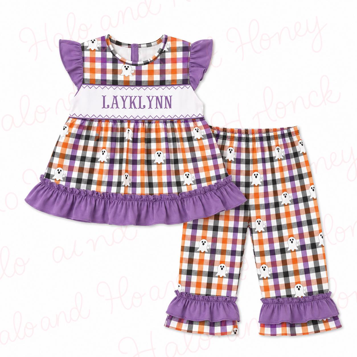Spooky Cute Customizable Pants Set – Halloween | Halo and Honey